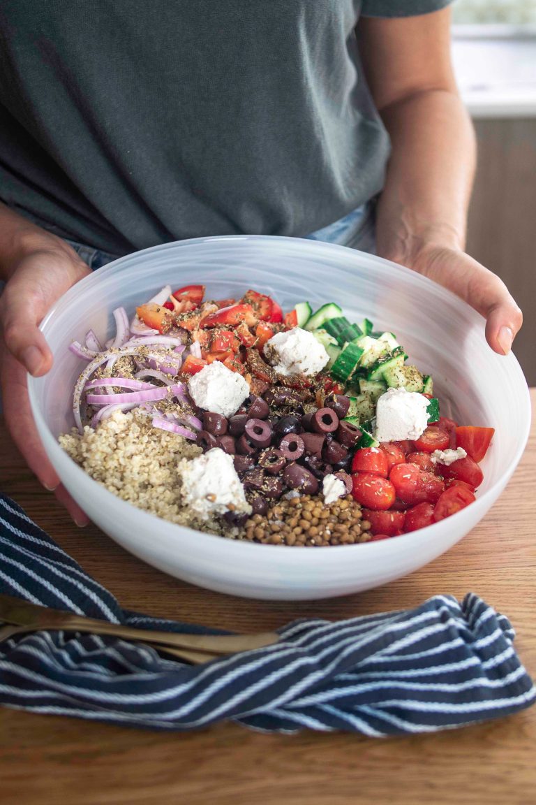 Balanced Greek Salad | plantbaes