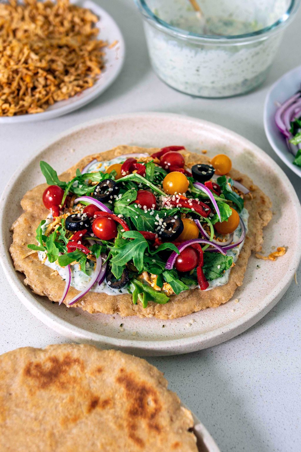 High-Protein Flatbread | plantbaes
