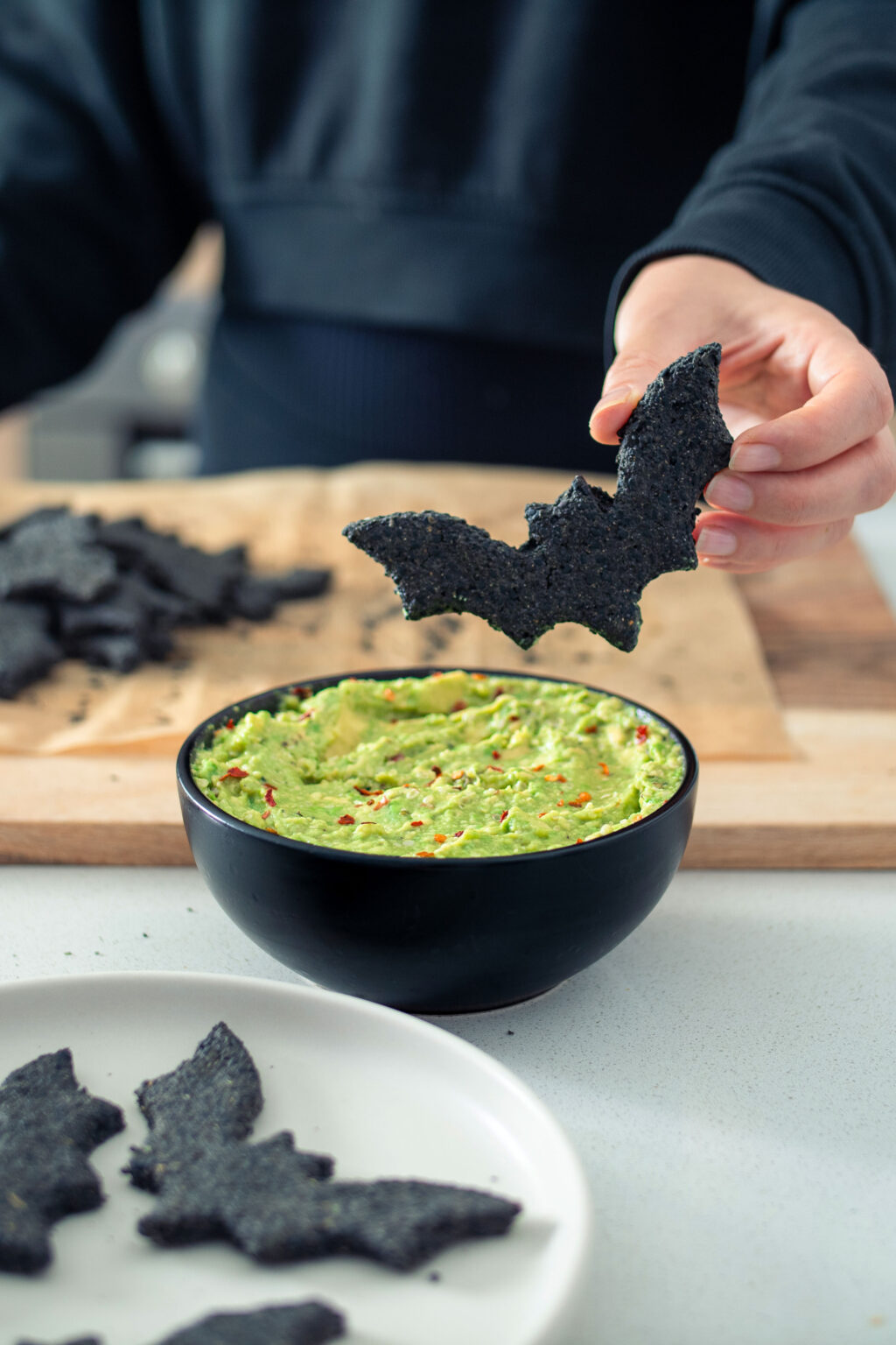 Bat Crackers and Guacamole: Spooky Halloween Snacks | plantbaes