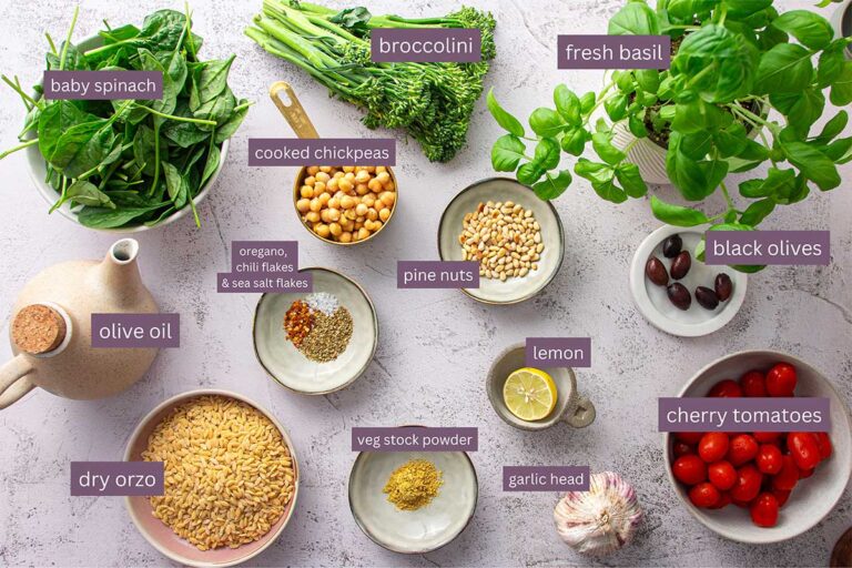 Easy Mediterranean Orzo recipe | plantbaes