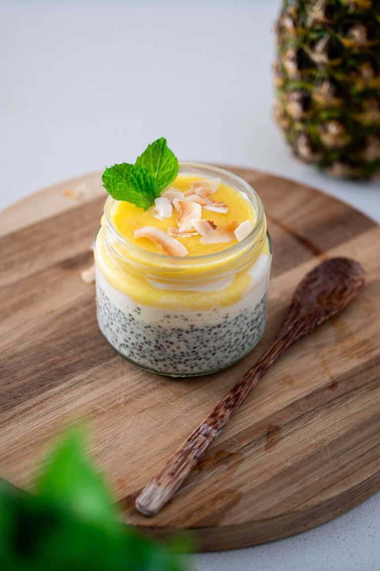 Pina Colada Chia Pudding | plantbaes