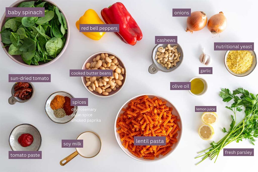 High-Protein Vegan 'Marry Me Pasta' (Meal-Prep) | plantbaes