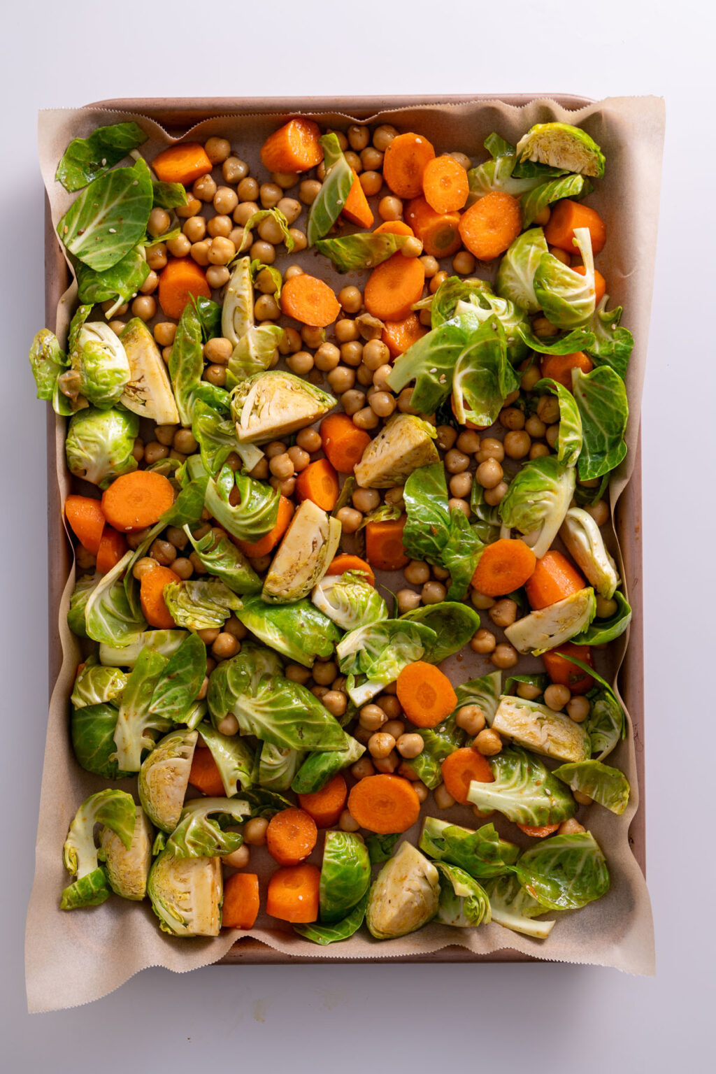 Sweet & Spicy Roasted Veggies with Garlic Confit Spread | plantbaes