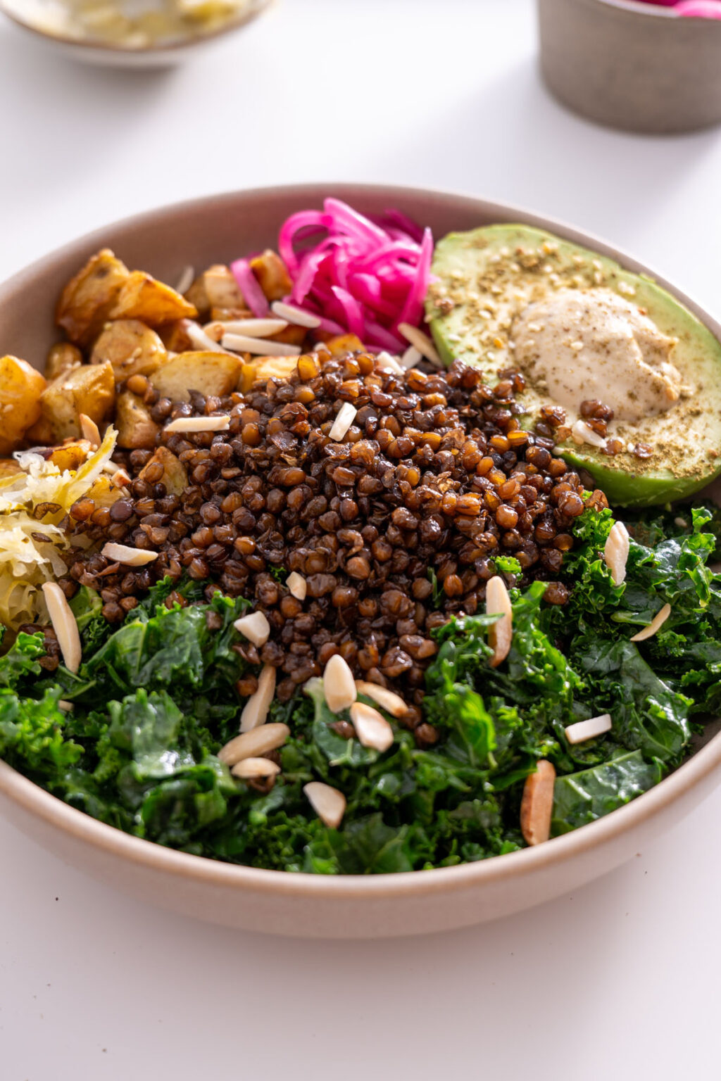 Crispy Lentil and Potato Bowl | plantbaes