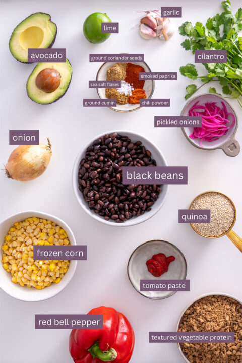 Oven-Baked Burrito Bowl (Meal-Prep) | plantbaes