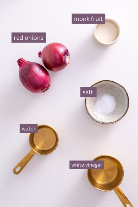 Easy Pickled Red Onions | plantbaes