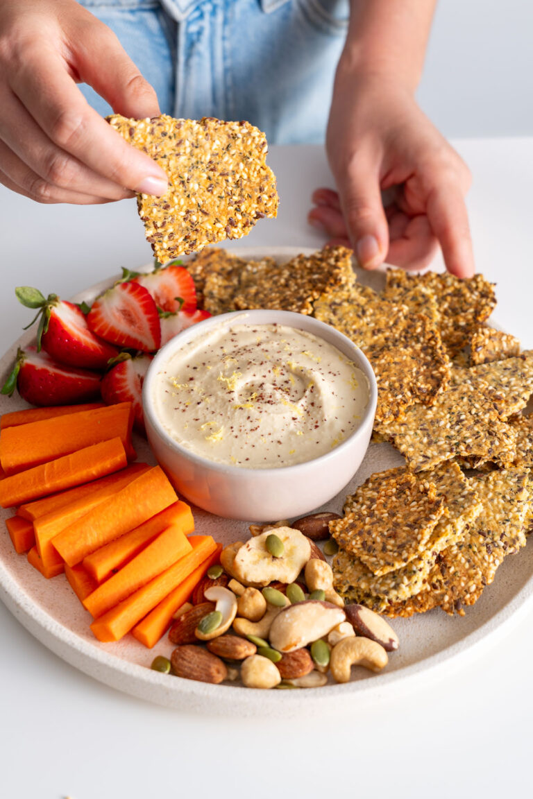 Healthy Seeded Crackers Recipe (Gluten-Free) | plantbaes