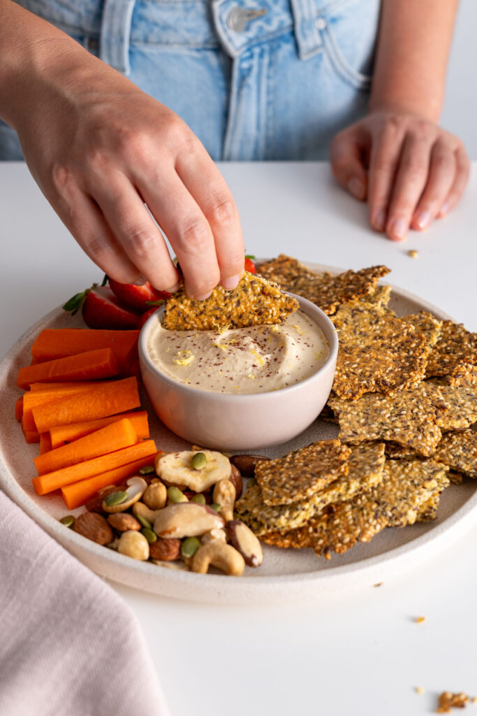 Healthy Seeded Crackers Recipe (Gluten-Free) | plantbaes