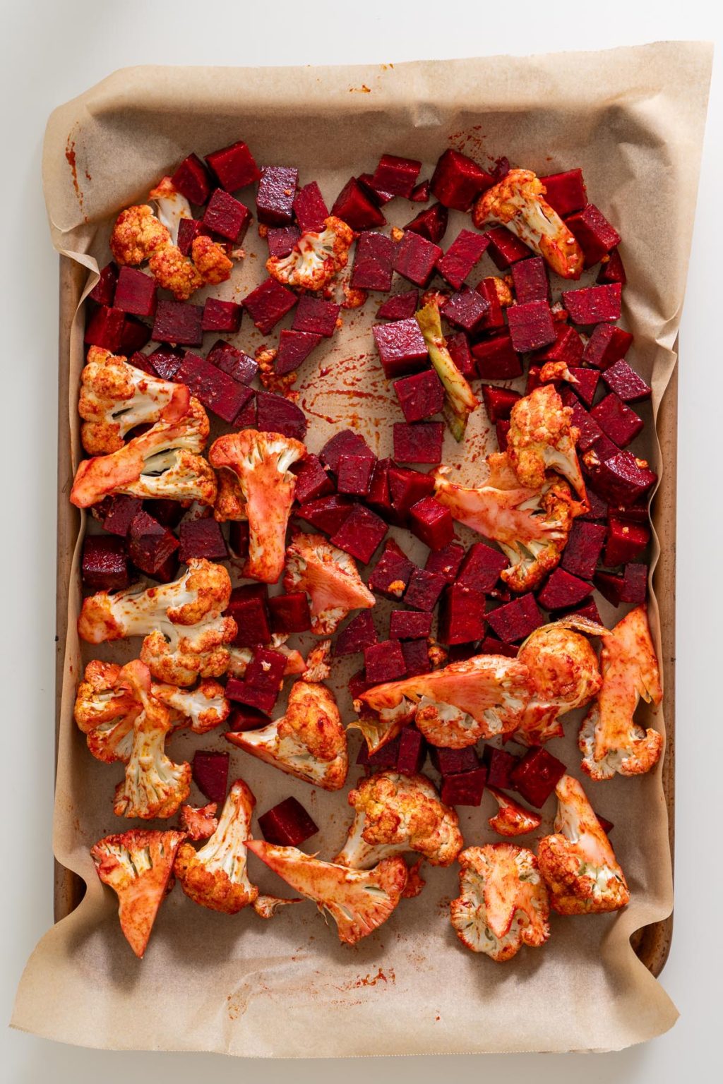 Harissa Cauliflower Beet Salad | plantbaes