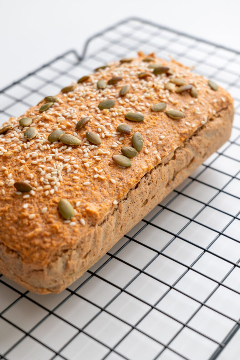 Easiest Red Lentil Bread Recipe (No Gluten, No Yeast) | plantbaes
